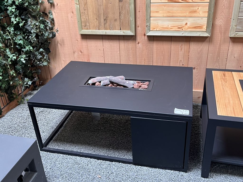 Showmodel vuurtafel nr. 1 (Cosiloft 120 cm zwart) | De oude stee